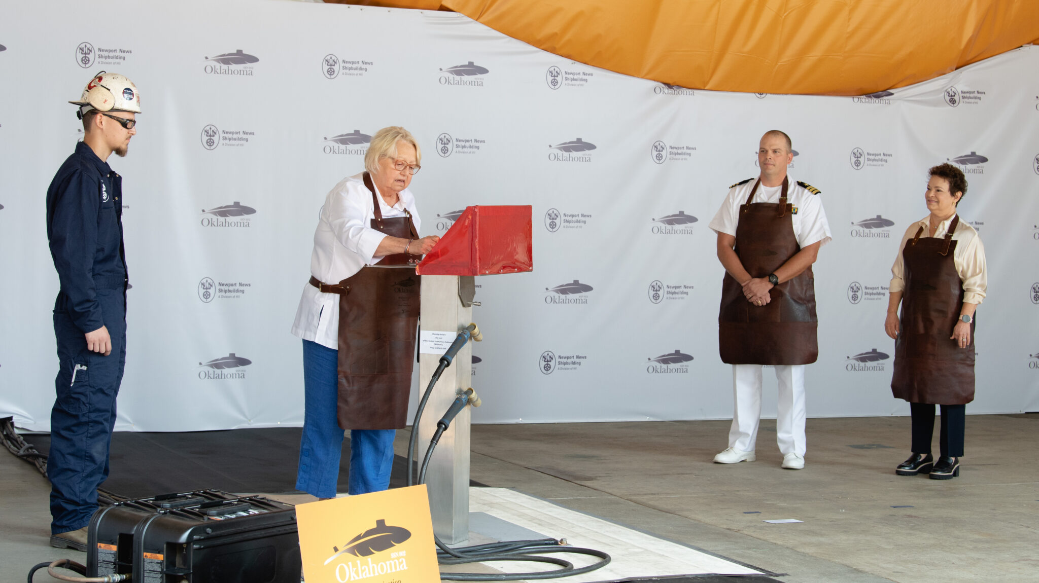 HII Authenticates Keel of Virginia-Class Attack Submarine Oklahoma (SSN ...